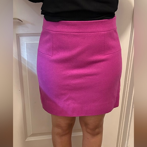 J. Crew | Skirts | J Crew Pink Wool Skirt | Poshmark